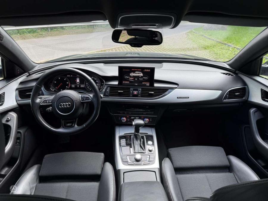 Black Audi A6 2014 in Vilnius, with an engine capacity of 3.00 L and mileage of 268 thousand km for 10750 €, photo 6 on AUTOMOTO.COM.LV