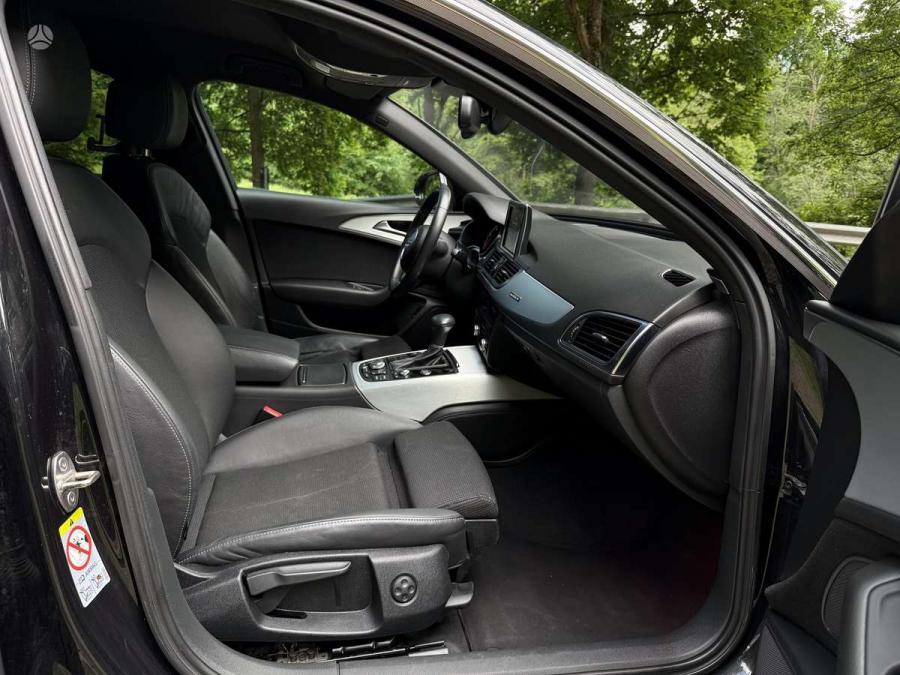 Black Audi A6 2014 in Vilnius, with an engine capacity of 3.00 L and mileage of 268 thousand km for 10750 €, photo 16 on AUTOMOTO.COM.LV