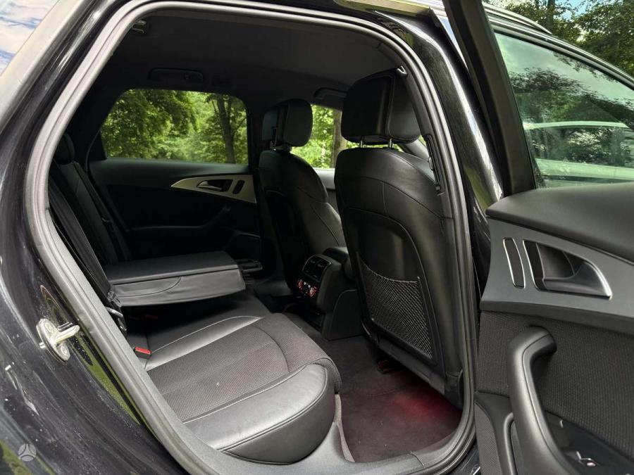 Black Audi A6 2014 in Vilnius, with an engine capacity of 3.00 L and mileage of 268 thousand km for 10750 €, photo 20 on AUTOMOTO.COM.LV