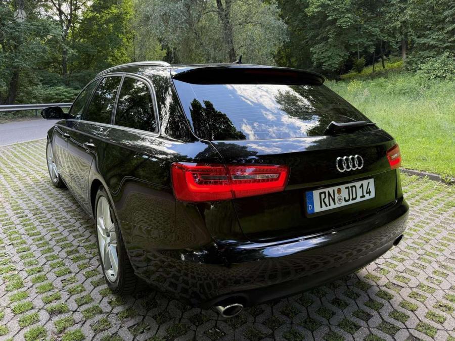 Black Audi A6 2014 in Vilnius, with an engine capacity of 3.00 L and mileage of 268 thousand km for 10750 €, photo 32 on AUTOMOTO.COM.LV