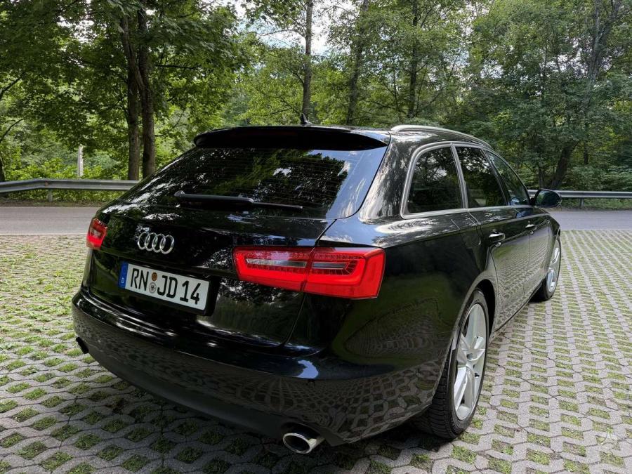 Black Audi A6 2014 in Vilnius, with an engine capacity of 3.00 L and mileage of 268 thousand km for 10750 €, photo 38 on AUTOMOTO.COM.LV