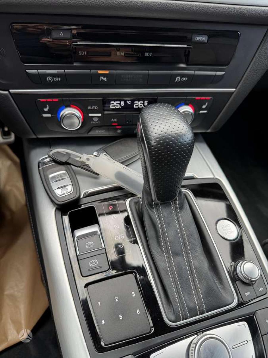 Melns Audi A6 2014 Telšiai, ar dzinēja tilpumu 2.97 L un nobraukumu 244 tūkst. km par 12999 €, foto 39 vietnē AUTOMOTO.COM.LV