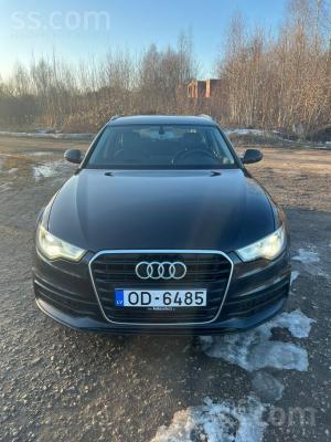 Melns Audi A6 2014 Rīga, ar dzinēja tilpumu 3.00 L un nobraukumu 347 tūkst. km par 7950 €, foto  vietnē AUTOMOTO.COM.LV