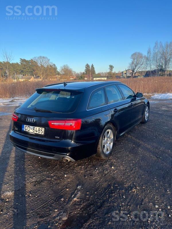 Black Audi A6 2014 in Riga, with an engine capacity of 3.00 L and mileage of 347 thousand km for 7950 €, photo 4 on AUTOMOTO.COM.LV