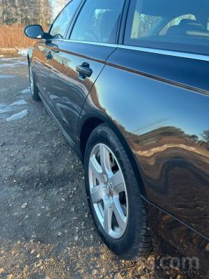 Black Audi A6 2014 in Riga, with an engine capacity of 3.00 L and mileage of 347 thousand km for 7950 €, photo 8 on AUTOMOTO.COM.LV