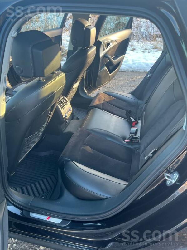Black Audi A6 2014 in Riga, with an engine capacity of 3.00 L and mileage of 347 thousand km for 7950 €, photo 10 on AUTOMOTO.COM.LV