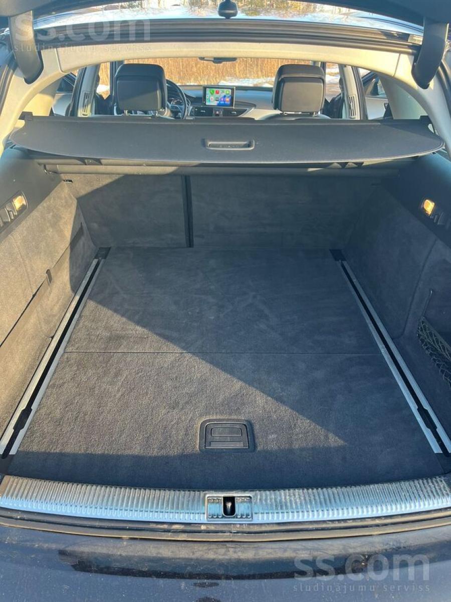 Black Audi A6 2014 in Riga, with an engine capacity of 3.00 L and mileage of 347 thousand km for 7950 €, photo 13 on AUTOMOTO.COM.LV