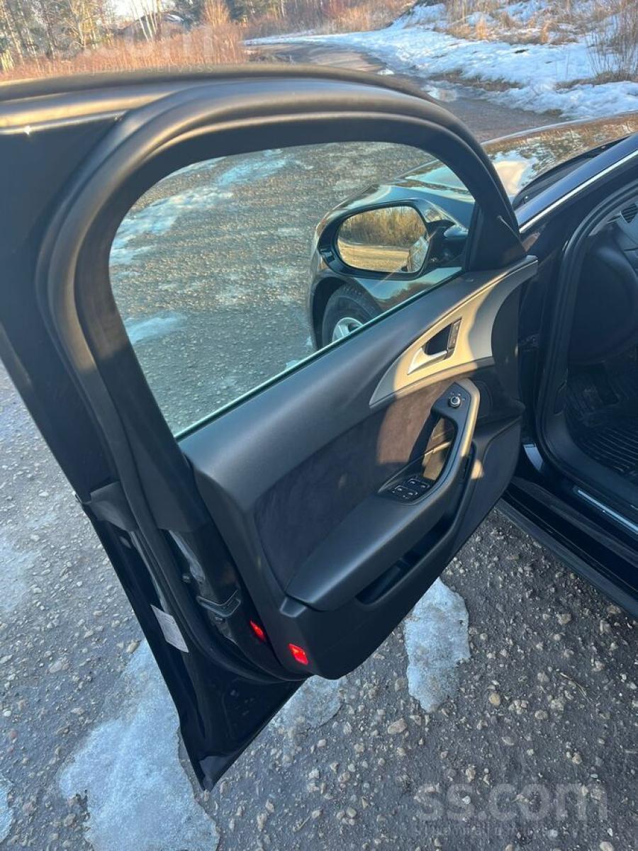 Black Audi A6 2014 in Riga, with an engine capacity of 3.00 L and mileage of 347 thousand km for 7950 €, photo 14 on AUTOMOTO.COM.LV
