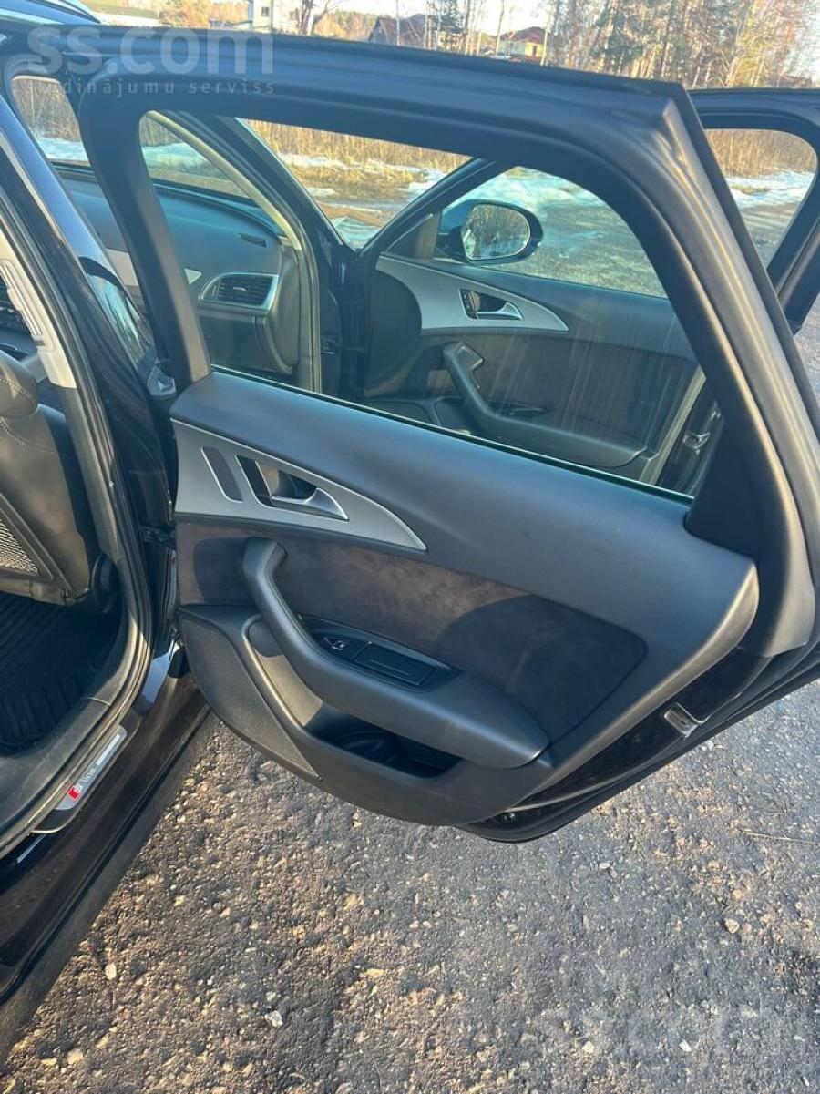 Black Audi A6 2014 in Riga, with an engine capacity of 3.00 L and mileage of 347 thousand km for 7950 €, photo 17 on AUTOMOTO.COM.LV
