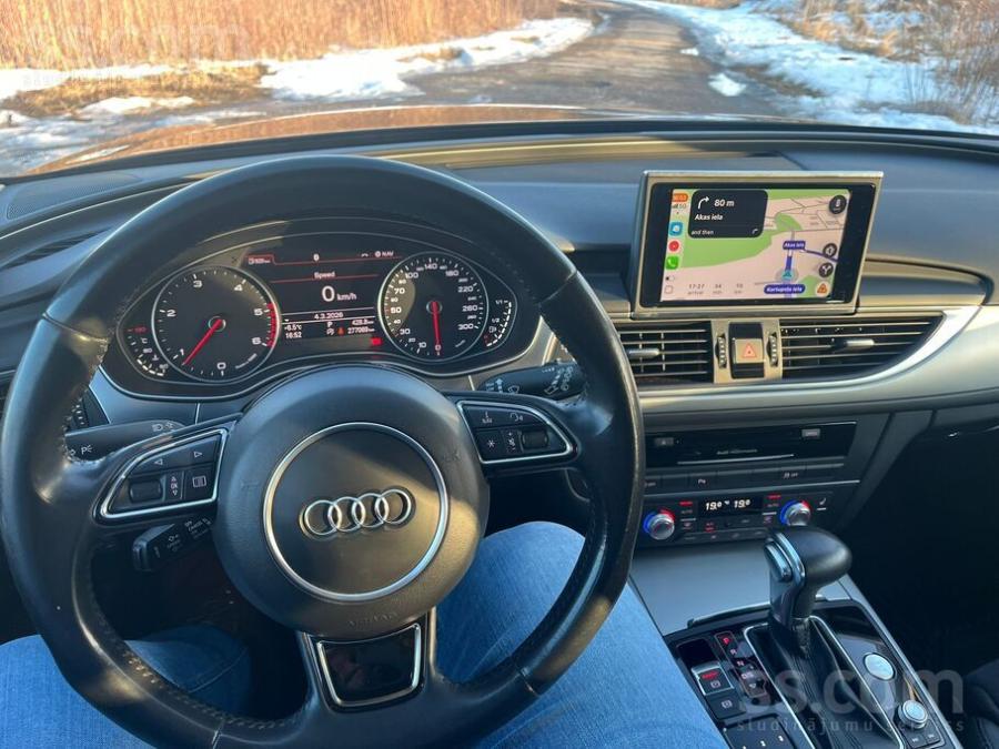 Black Audi A6 2014 in Riga, with an engine capacity of 3.00 L and mileage of 347 thousand km for 7950 €, photo 20 on AUTOMOTO.COM.LV