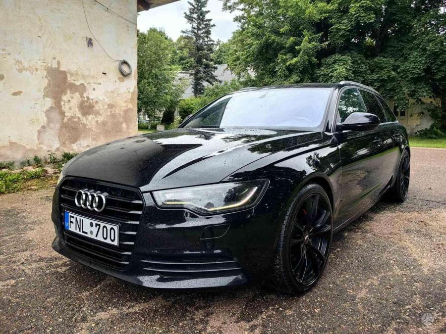 Black Audi A6 2014 in Vilnius, with an engine capacity of 1.97 L and mileage of 17 thousand km for 11500 €, photo 3 on AUTOMOTO.COM.LV
