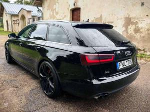 Black Audi A6 2014 in Vilnius, with an engine capacity of 1.97 L and mileage of 17 thousand km for 11500 €, photo 6 on AUTOMOTO.COM.LV