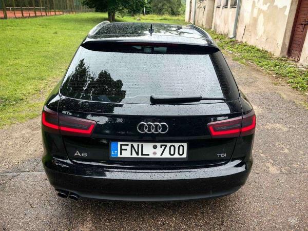Melns Audi A6 2014 Viļņa, ar dzinēja tilpumu 1.97 L un nobraukumu 17 tūkst. km par 11500 €, foto 6 vietnē AUTOMOTO.COM.LV
