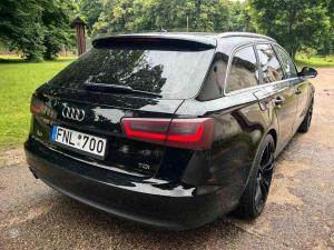 Black Audi A6 2014 in Vilnius, with an engine capacity of 1.97 L and mileage of 17 thousand km for 11500 €, photo 8 on AUTOMOTO.COM.LV