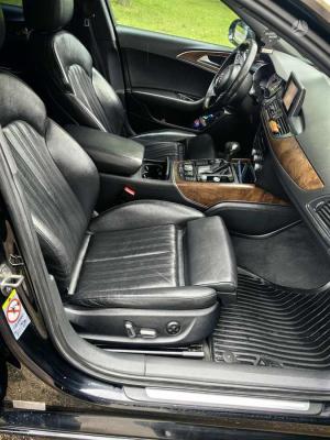 Black Audi A6 2014 in Vilnius, with an engine capacity of 1.97 L and mileage of 17 thousand km for 11500 €, photo 14 on AUTOMOTO.COM.LV