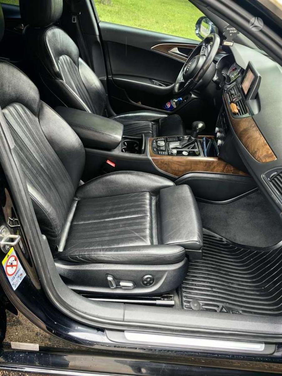 Black Audi A6 2014 in Vilnius, with an engine capacity of 1.97 L and mileage of 17 thousand km for 11500 €, photo 14 on AUTOMOTO.COM.LV