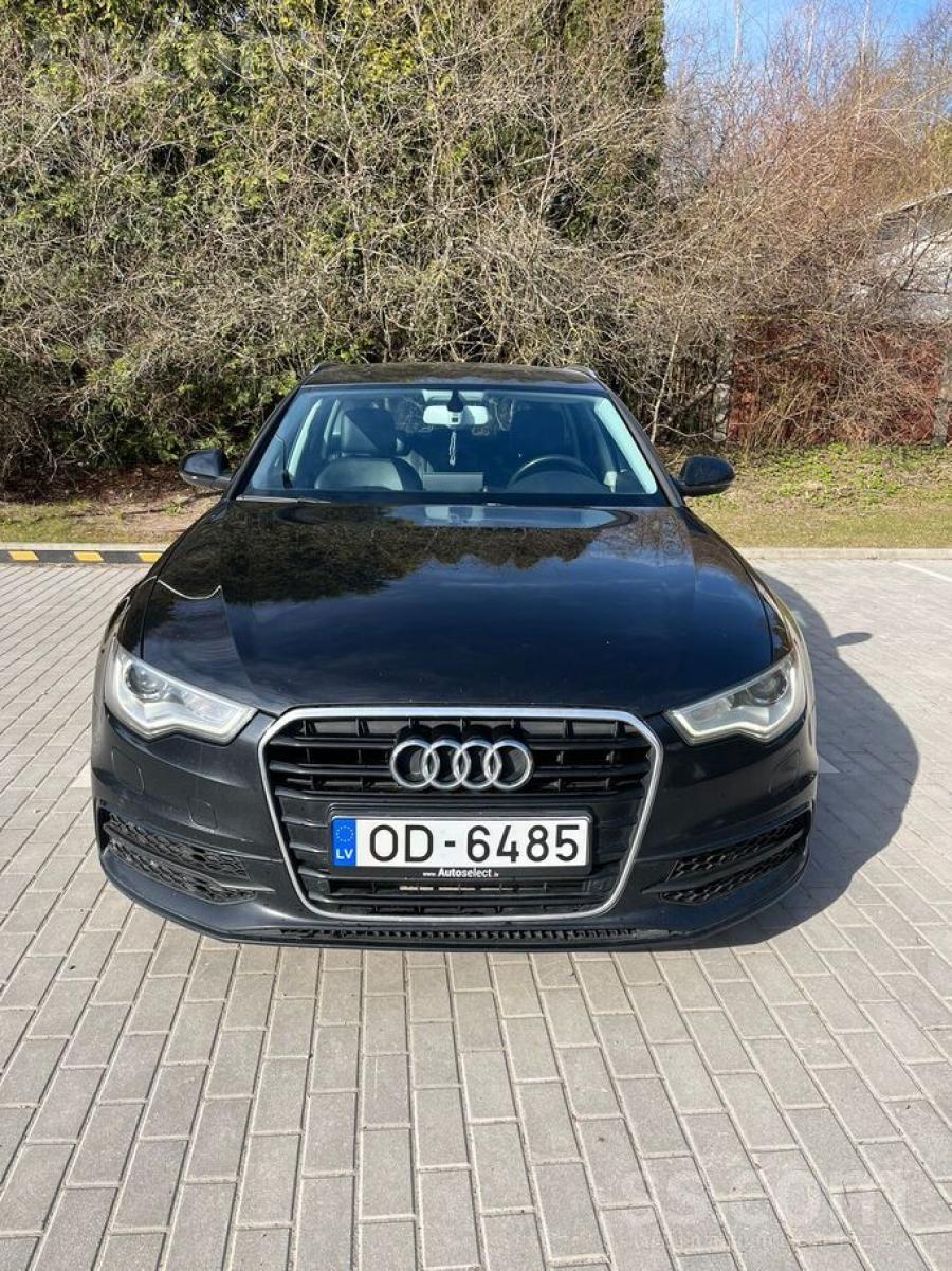 Black Audi A6 2014 in Riga, with an engine capacity of 3.00 L and mileage of 348 thousand km for 7190 €, photo 1 on AUTOMOTO.COM.LV