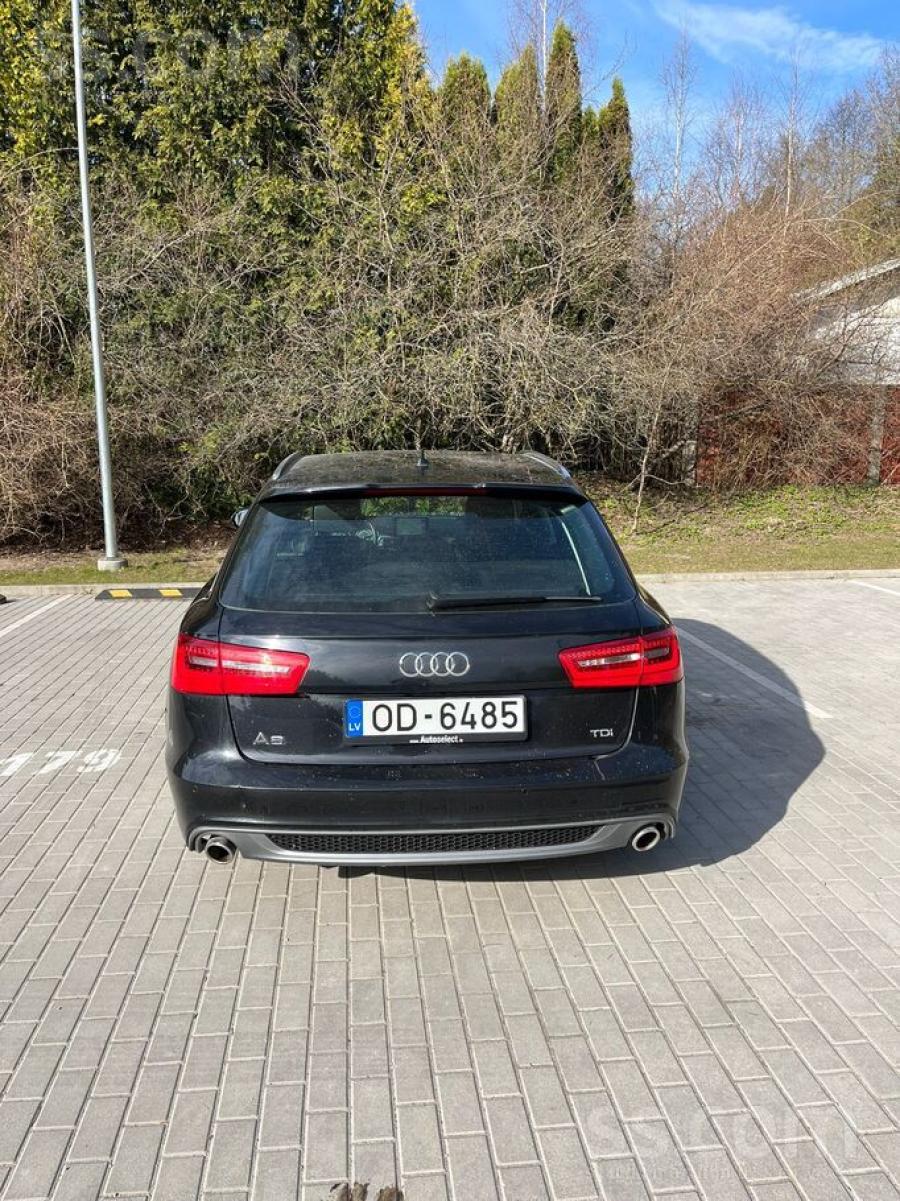 Black Audi A6 2014 in Riga, with an engine capacity of 3.00 L and mileage of 348 thousand km for 7190 €, photo 5 on AUTOMOTO.COM.LV