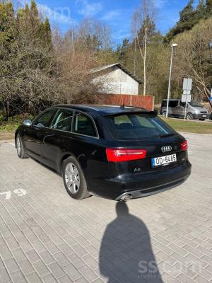 Black Audi A6 2014 in Riga, with an engine capacity of 3.00 L and mileage of 348 thousand km for 7190 €, photo 6 on AUTOMOTO.COM.LV