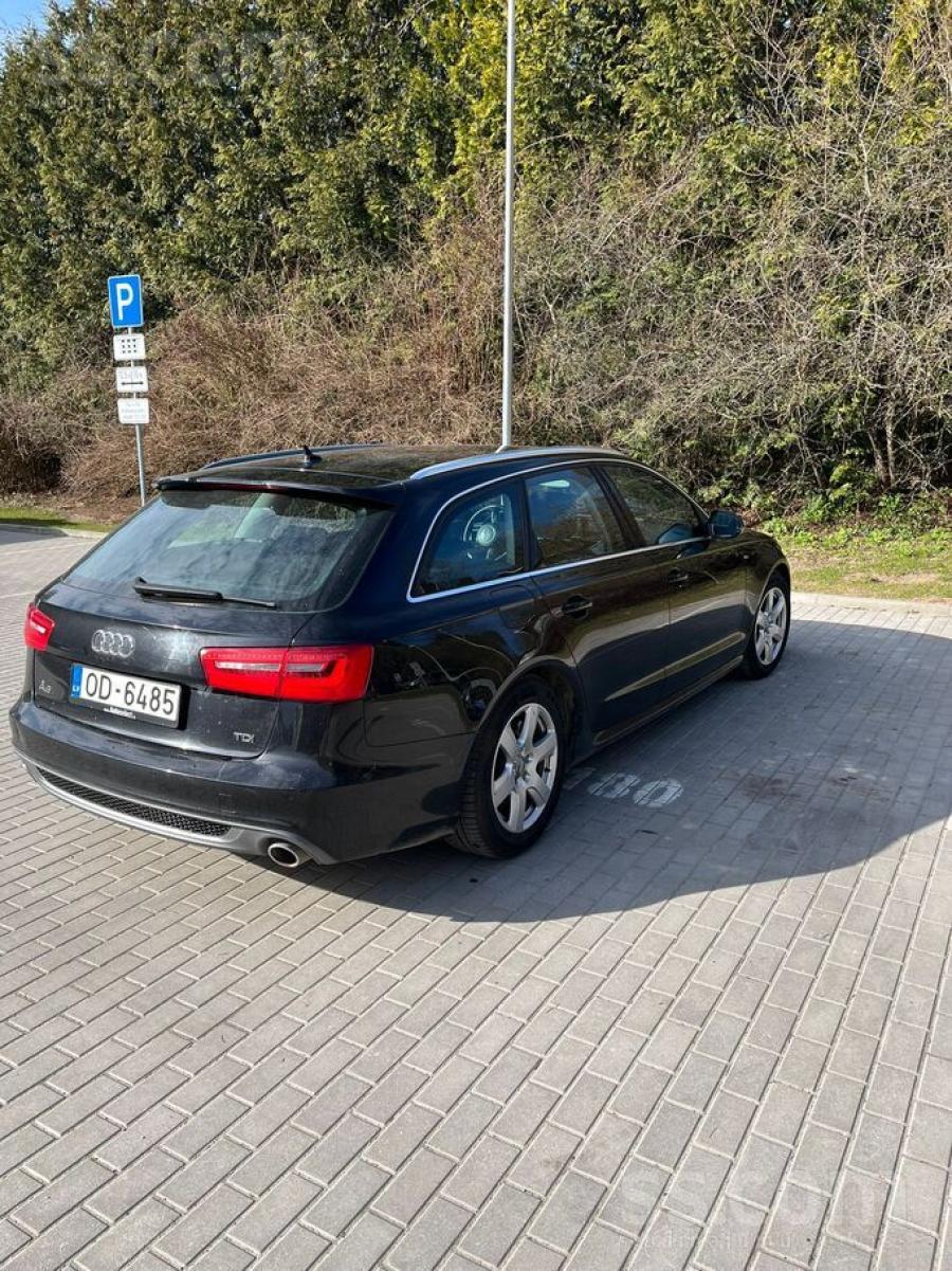 Black Audi A6 2014 in Riga, with an engine capacity of 3.00 L and mileage of 348 thousand km for 7190 €, photo 7 on AUTOMOTO.COM.LV