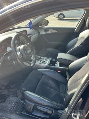 Black Audi A6 2014 in Riga, with an engine capacity of 3.00 L and mileage of 348 thousand km for 7190 €, photo 8 on AUTOMOTO.COM.LV