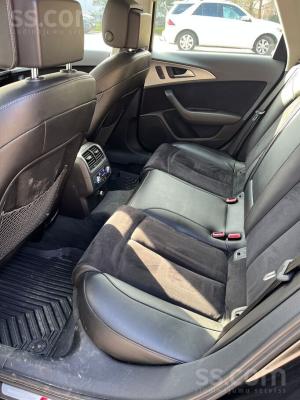 Black Audi A6 2014 in Riga, with an engine capacity of 3.00 L and mileage of 348 thousand km for 7190 €, photo 9 on AUTOMOTO.COM.LV
