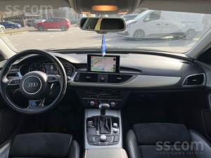 Black Audi A6 2014 in Riga, with an engine capacity of 3.00 L and mileage of 348 thousand km for 7190 €, photo 11 on AUTOMOTO.COM.LV