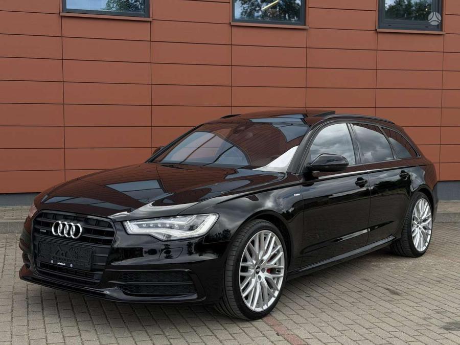 Black Audi A6 2014 in Utena, with an engine capacity of 2.97 L and mileage of 254 thousand km for 14750 €, photo 1 on AUTOMOTO.COM.LV