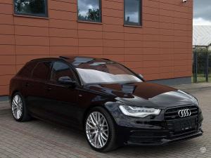 Black Audi A6 2014 in Utena, with an engine capacity of 2.97 L and mileage of 254 thousand km for 14750 €, photo 4 on AUTOMOTO.COM.LV