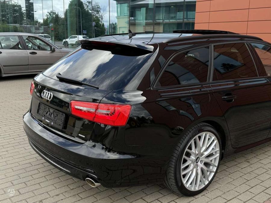 Black Audi A6 2014 in Utena, with an engine capacity of 2.97 L and mileage of 254 thousand km for 14750 €, photo 14 on AUTOMOTO.COM.LV