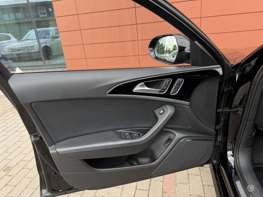 Black Audi A6 2014 in Utena, with an engine capacity of 2.97 L and mileage of 254 thousand km for 14750 €, photo 31 on AUTOMOTO.COM.LV