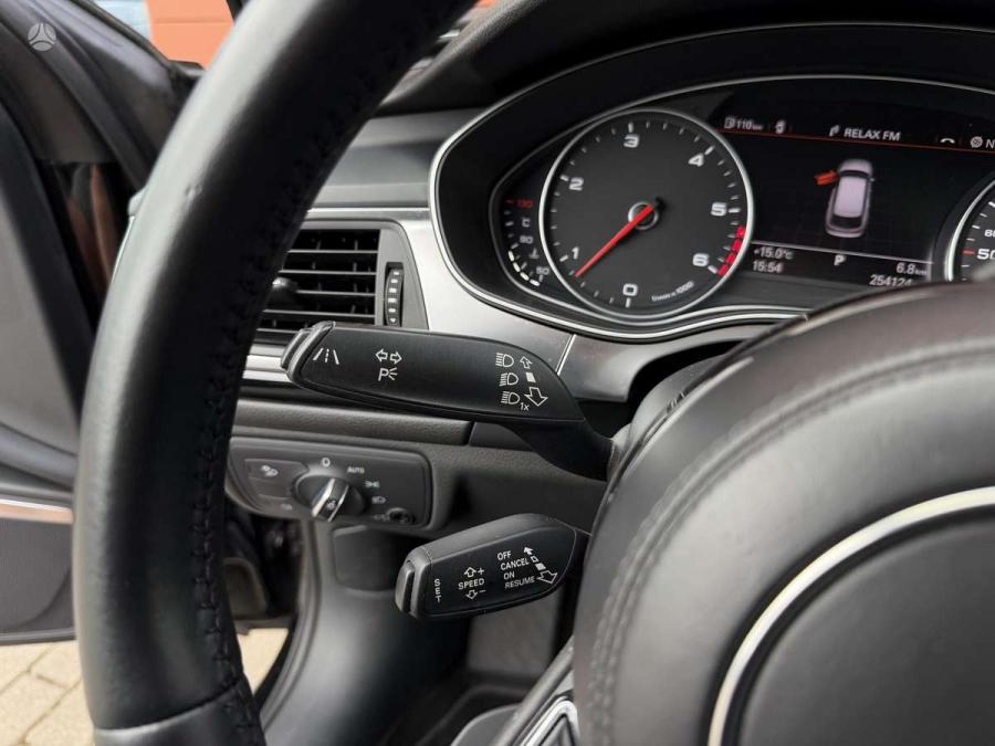 Black Audi A6 2014 in Utena, with an engine capacity of 2.97 L and mileage of 254 thousand km for 14750 €, photo 34 on AUTOMOTO.COM.LV