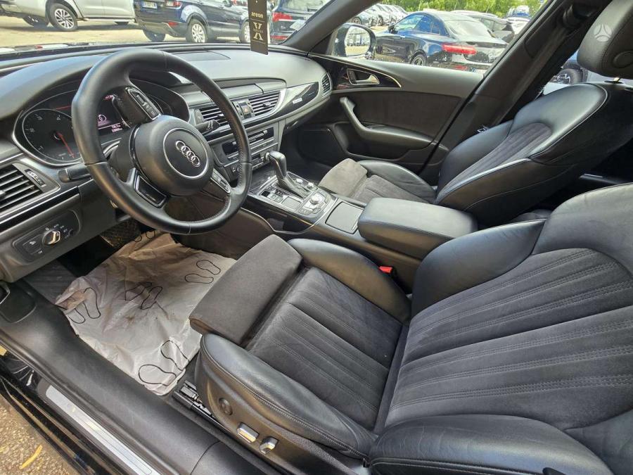 Black Audi A6 2014 in Taurage, with an engine capacity of 2.97 L and mileage of 237 thousand km for 16800 €, photo 10 on AUTOMOTO.COM.LV