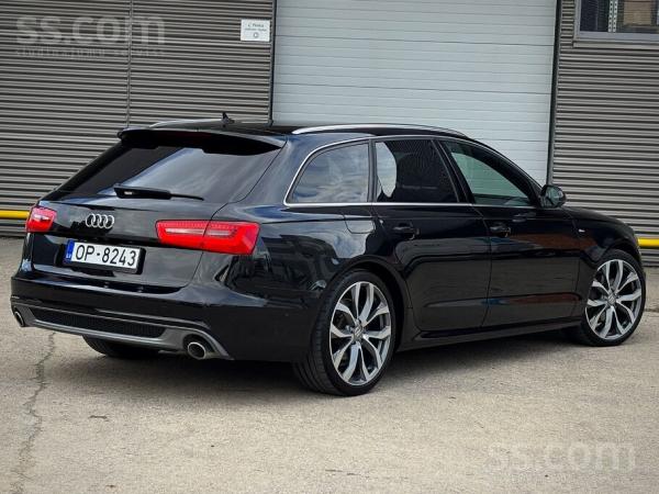Black Audi A6 2014 in Riga, with an engine capacity of 3.00 L and mileage of 296 thousand km for 12400 €, photo 2 on AUTOMOTO.COM.LV
