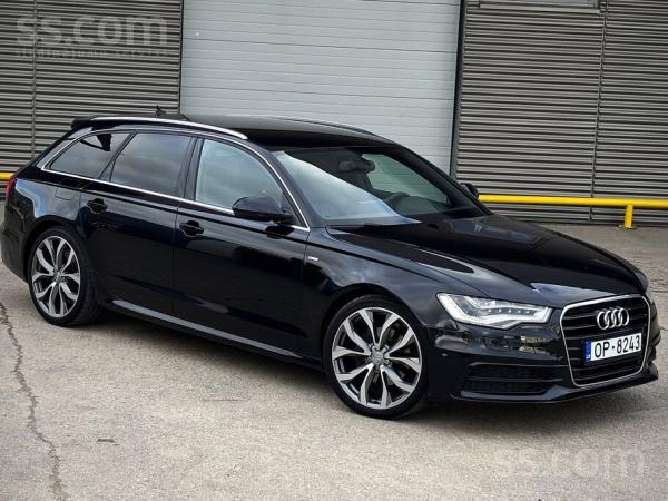 Black Audi A6 2014 in Riga, with an engine capacity of 3.00 L and mileage of 296 thousand km for 12400 €, photo 5 on AUTOMOTO.COM.LV