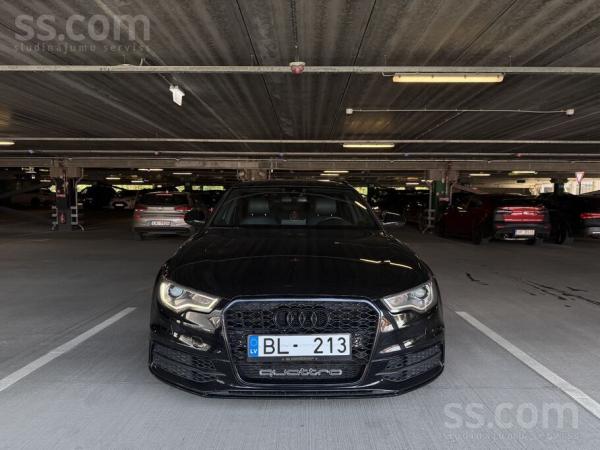 Melns Audi A6 2014 Rīga, ar dzinēja tilpumu 3.00 L un nobraukumu 314 tūkst. km par 15999 €, foto 1 vietnē AUTOMOTO.COM.LV