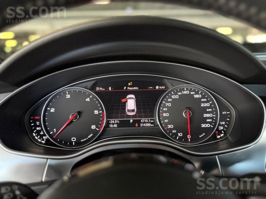 Черный Ауди А6 2014 в Рига, объемом двигателя 3.00 л и пробегом 314 тыс. км за 15999 €, фото 10 на AUTOMOTO.COM.LV