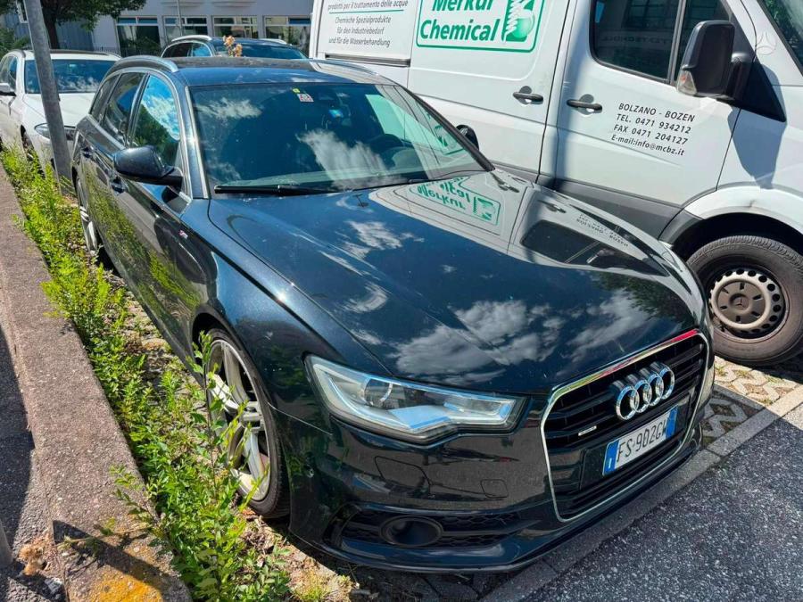 Melns Audi A6 2014 Kauņa, ar dzinēja tilpumu 3.00 L un nobraukumu 444 tūkst. km par 4650 €, foto 3 vietnē AUTOMOTO.COM.LV