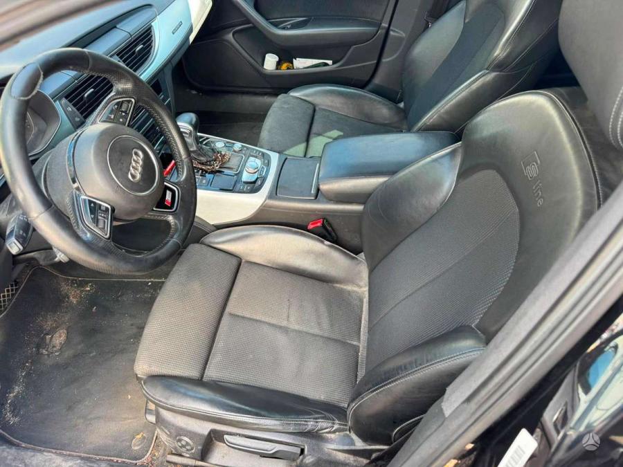 Melns Audi A6 2014 Kauņa, ar dzinēja tilpumu 3.00 L un nobraukumu 444 tūkst. km par 4650 €, foto 8 vietnē AUTOMOTO.COM.LV