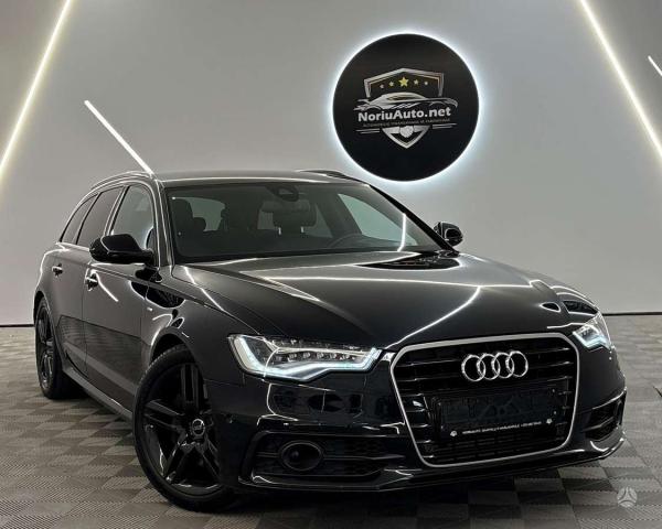 Melns Audi A6 2014 Marijampole, ar dzinēja tilpumu 2.97 L un nobraukumu 264 tūkst. km par 11650 €, foto 1 vietnē AUTOMOTO.COM.LV