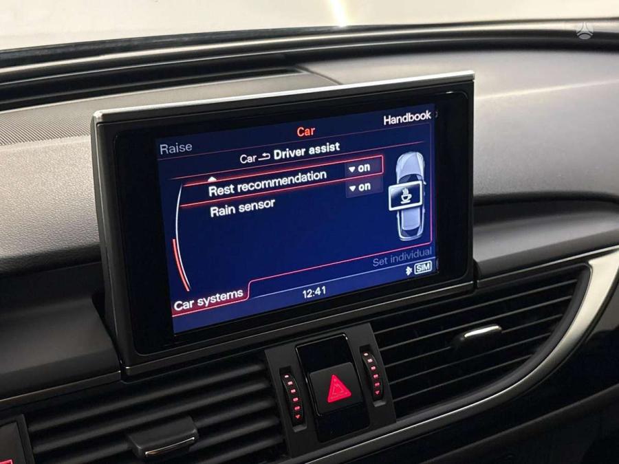 Melns Audi A6 2014 Marijampole, ar dzinēja tilpumu 2.97 L un nobraukumu 264 tūkst. km par 11650 €, foto 8 vietnē AUTOMOTO.COM.LV