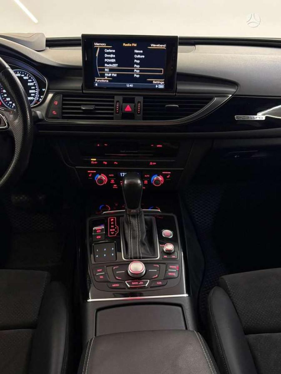 Melns Audi A6 2014 Marijampole, ar dzinēja tilpumu 2.97 L un nobraukumu 264 tūkst. km par 11650 €, foto 15 vietnē AUTOMOTO.COM.LV