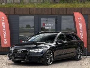 Melns Audi A6 2014 Viļņa, ar dzinēja tilpumu 1.97 L un nobraukumu 270 tūkst. km par 10400 €, foto  vietnē AUTOMOTO.COM.LV