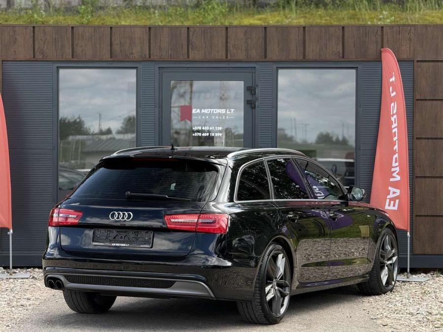 Melns Audi A6 2014 Viļņa, ar dzinēja tilpumu 1.97 L un nobraukumu 270 tūkst. km par 10400 €, foto 6 vietnē AUTOMOTO.COM.LV