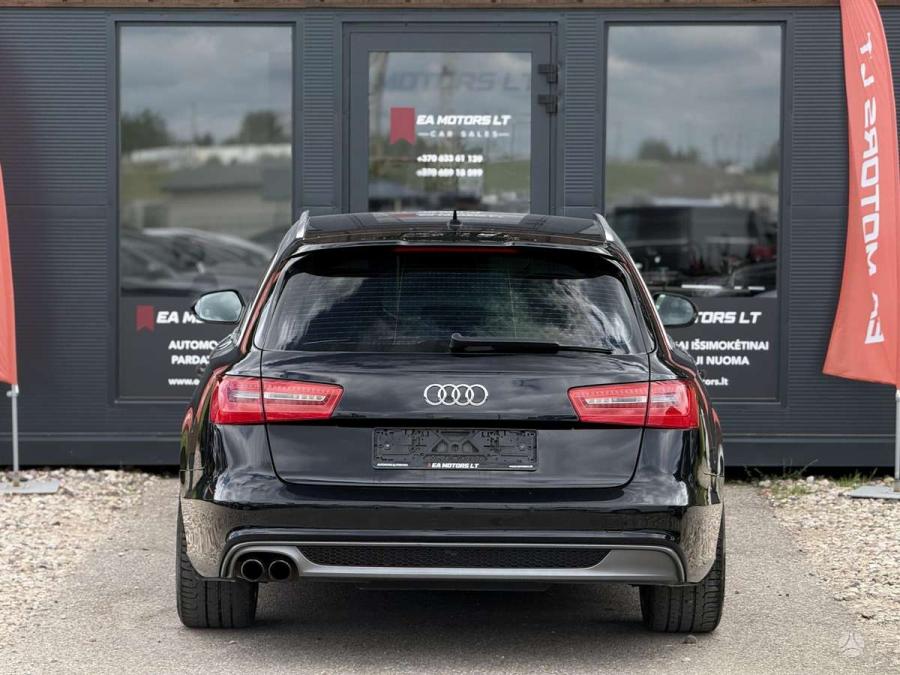 Melns Audi A6 2014 Viļņa, ar dzinēja tilpumu 1.97 L un nobraukumu 270 tūkst. km par 10400 €, foto 7 vietnē AUTOMOTO.COM.LV