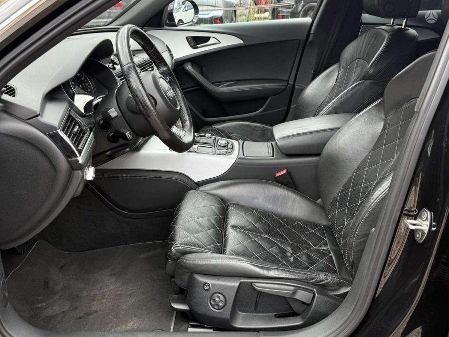 Melns Audi A6 2014 Viļņa, ar dzinēja tilpumu 1.97 L un nobraukumu 270 tūkst. km par 10400 €, foto 11 vietnē AUTOMOTO.COM.LV