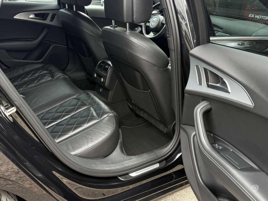 Melns Audi A6 2014 Viļņa, ar dzinēja tilpumu 1.97 L un nobraukumu 270 tūkst. km par 10400 €, foto 18 vietnē AUTOMOTO.COM.LV