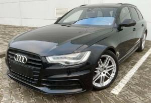 Black Audi A6 2014 in Kaunas, with an engine capacity of 3.00 L and mileage of 177 thousand km for 12900 €, photo 1 on AUTOMOTO.COM.LV
