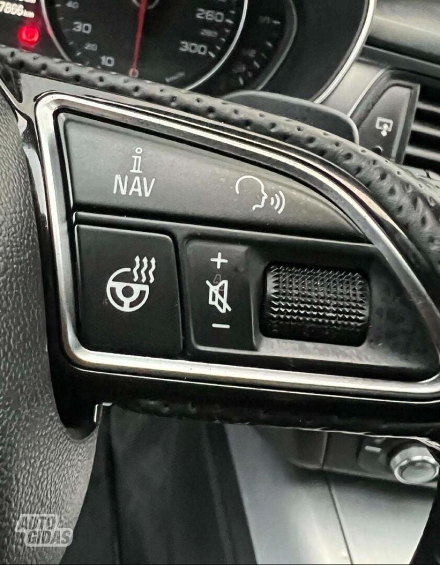 Black Audi A6 2014 in Kaunas, with an engine capacity of 3.00 L and mileage of 177 thousand km for 12900 €, photo 17 on AUTOMOTO.COM.LV