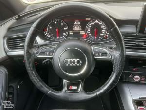 Black Audi A6 2014 in Kaunas, with an engine capacity of 3.00 L and mileage of 177 thousand km for 12900 €, photo 19 on AUTOMOTO.COM.LV